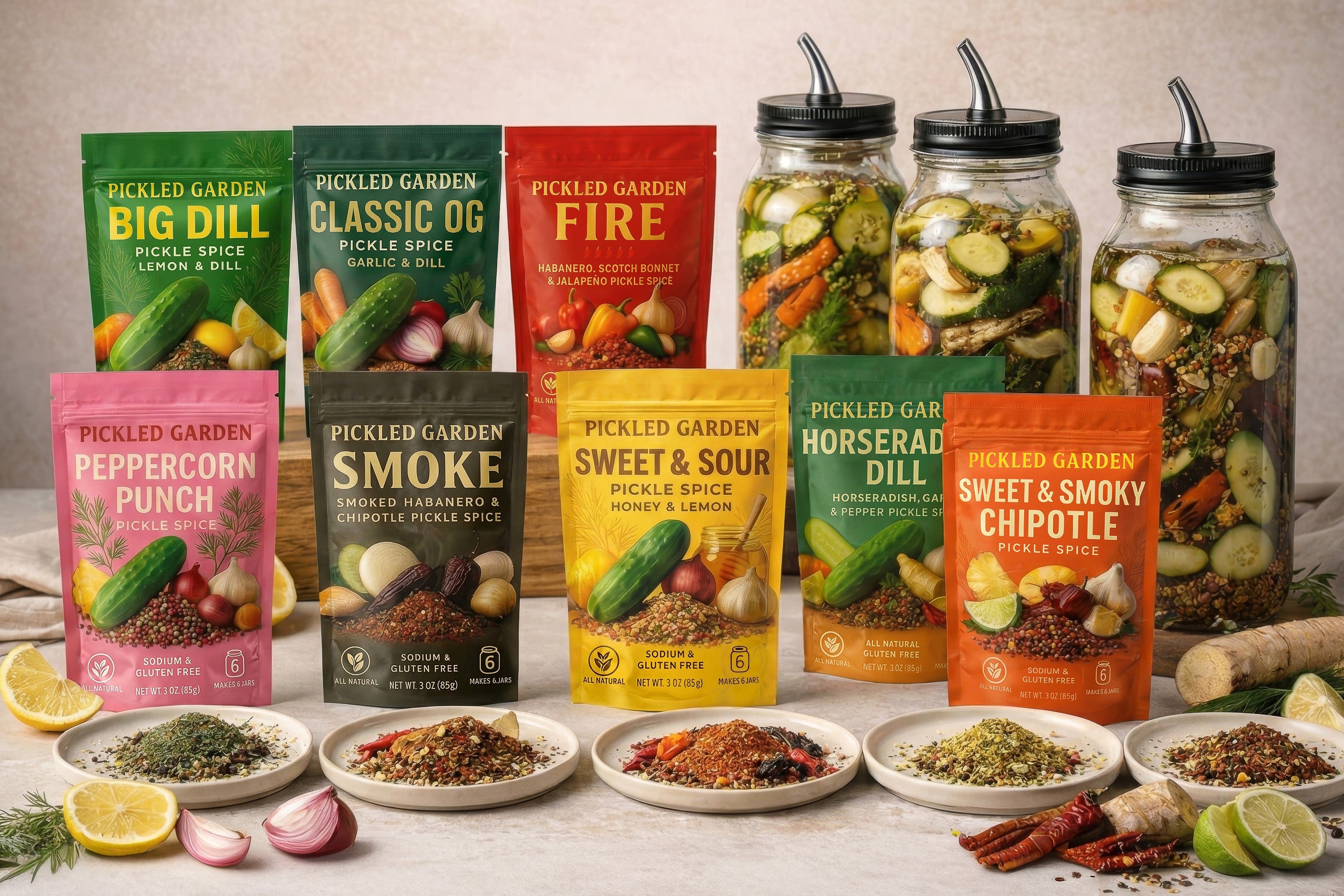 Premium Pickle Kits – Pickled Garden